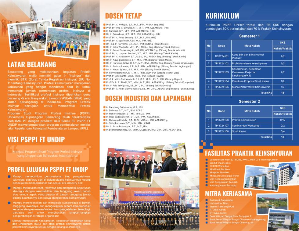 Pendaftaran Mahasiswa Baru Program Profesi Insinyur Fakultas Teknik UNDIP – Semester Genap ...